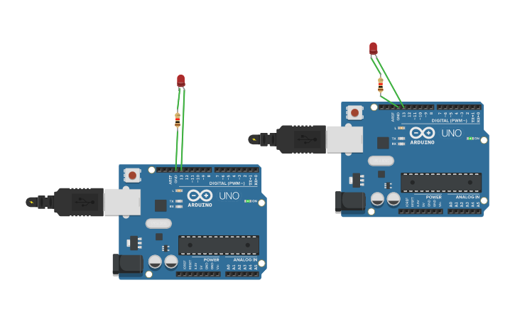 Circuit design led blinking | Tinkercad