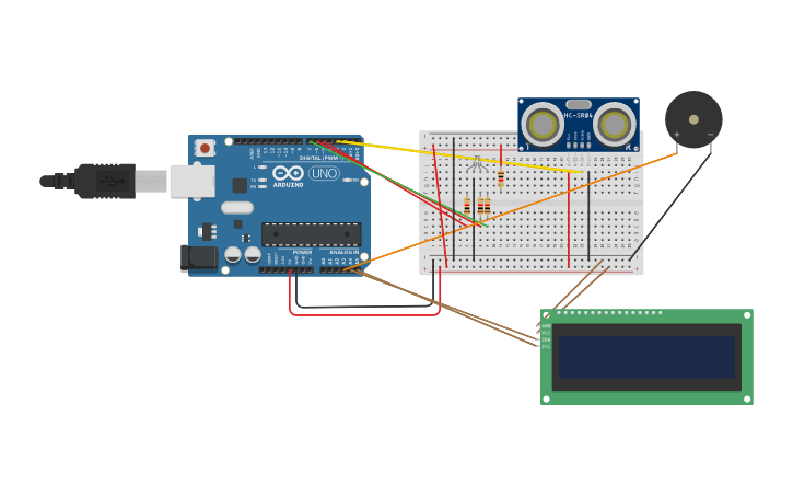 Circuit Design Hc Sr04 Rgb Led Tinkercad