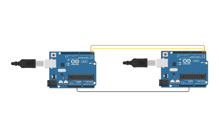 Circuit Design Serial Communication Using Uart Tinkercad