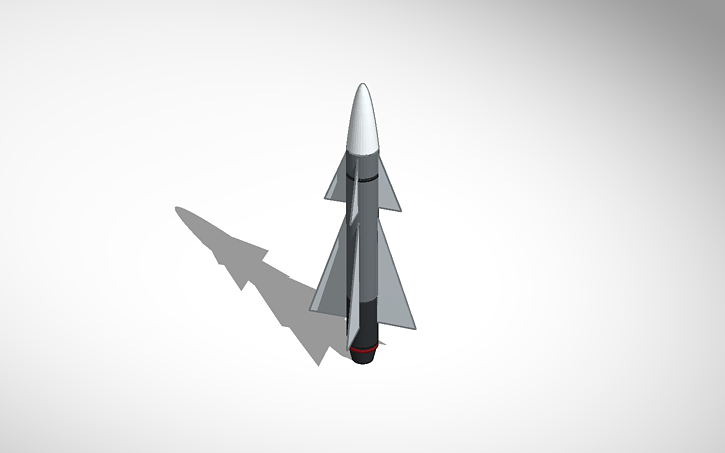 3D design Missile - Tinkercad