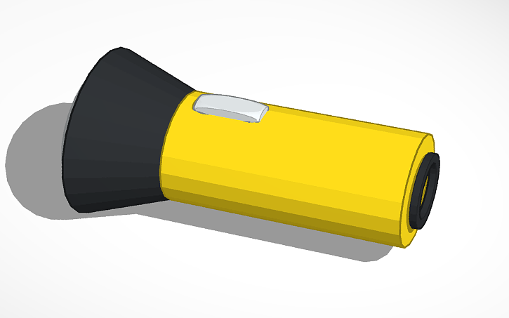 3D design Torch Flashlight - Tinkercad
