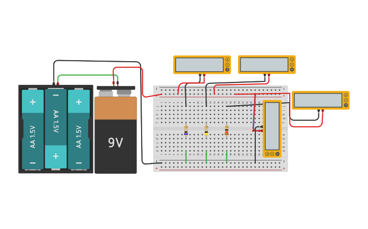 Circuit design Circuitos en Paralelo 1 | Tinkercad