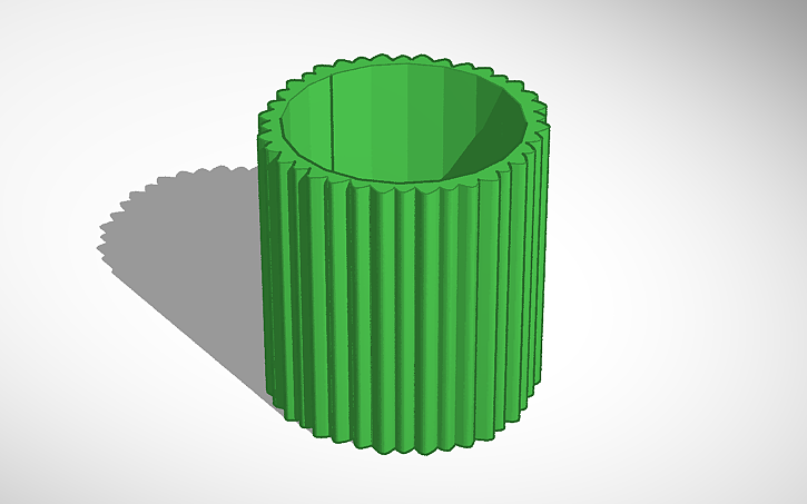 3D design Gardening Pot - Tinkercad