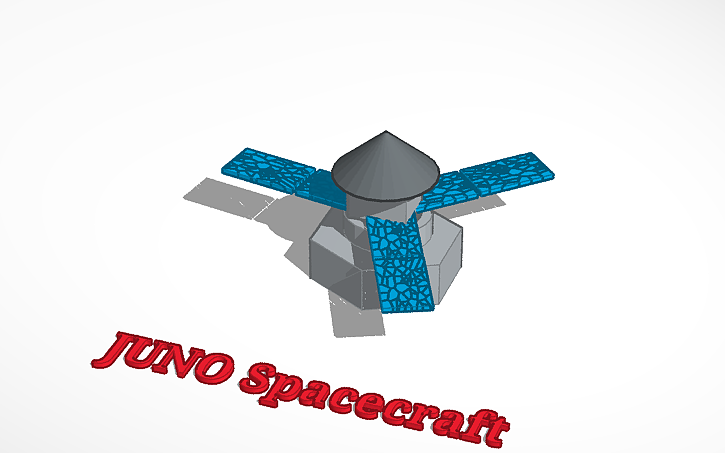 3D design JUNO Spacecraft Model | Tinkercad