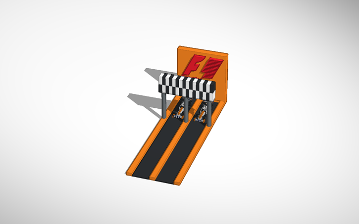 3D design F1 road by Sviderskiy Artem - Tinkercad