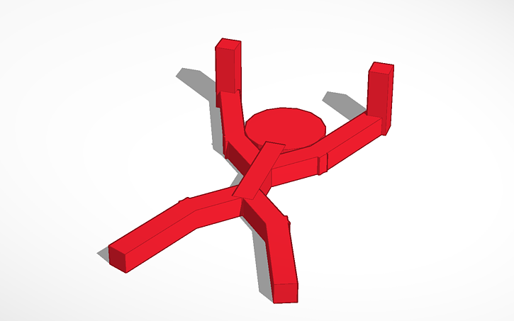 3D design Hanging Stickman - Tinkercad