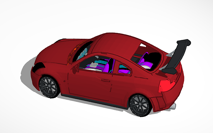 3D design Infinity G35 Gtr - Tinkercad