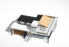 3D design Modern house | Tinkercad