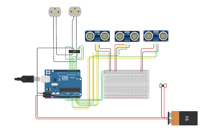 Circuit design tugas pak fauzan 1 - Tinkercad