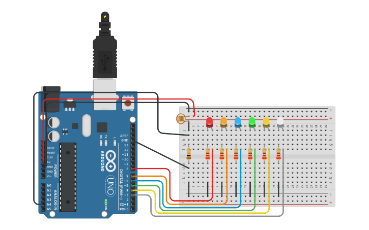 Circuit design lab8 | Tinkercad