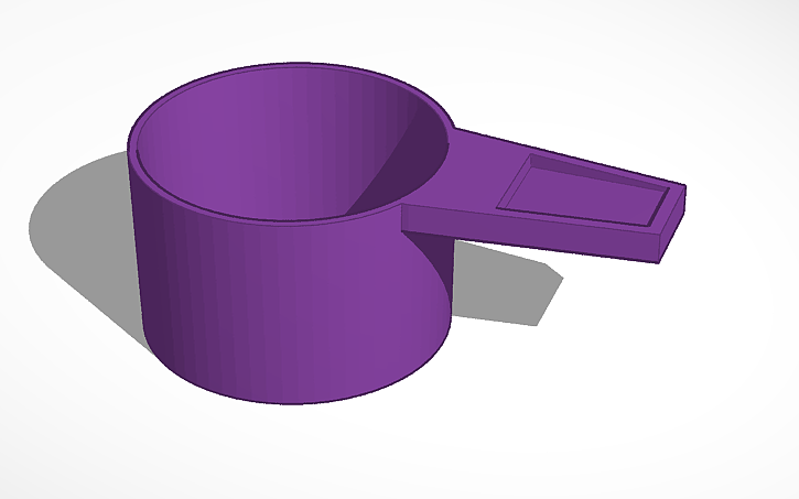 3d Design Measuring Cup Tinkercad