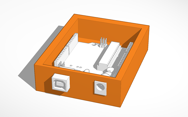 3d Design Arduino Case Tinkercad