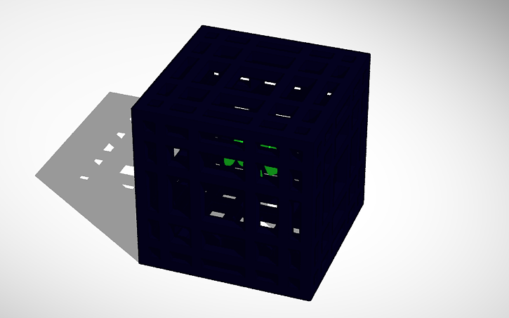 3D design Minecraft Mob Spawner - Tinkercad