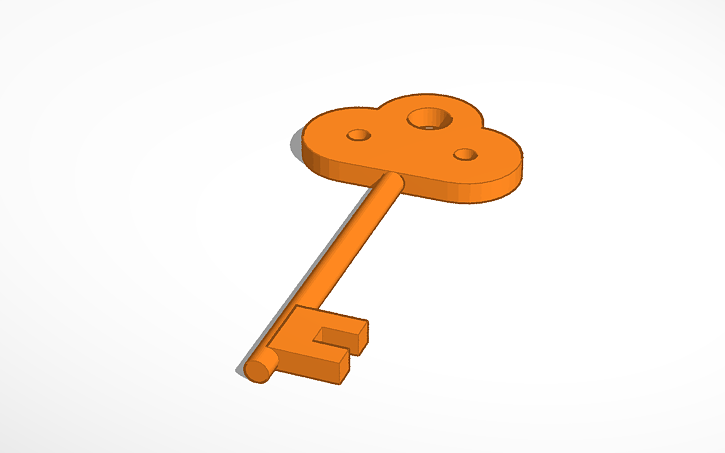 3D design key - Tinkercad