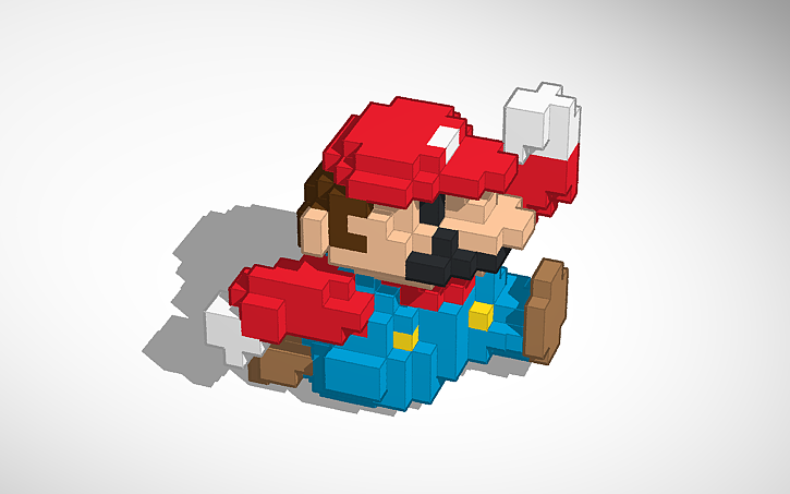 3D design MARIO ODYSSEY PIXEL MARIO!!! - Tinkercad