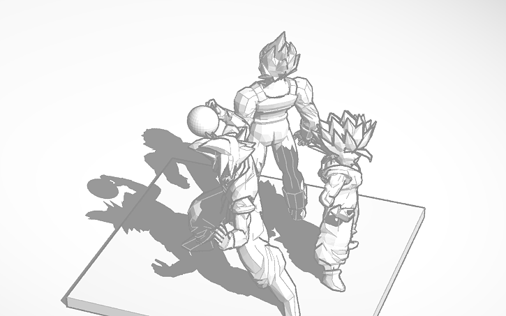 3D design Dragon Ball Z - Tinkercad