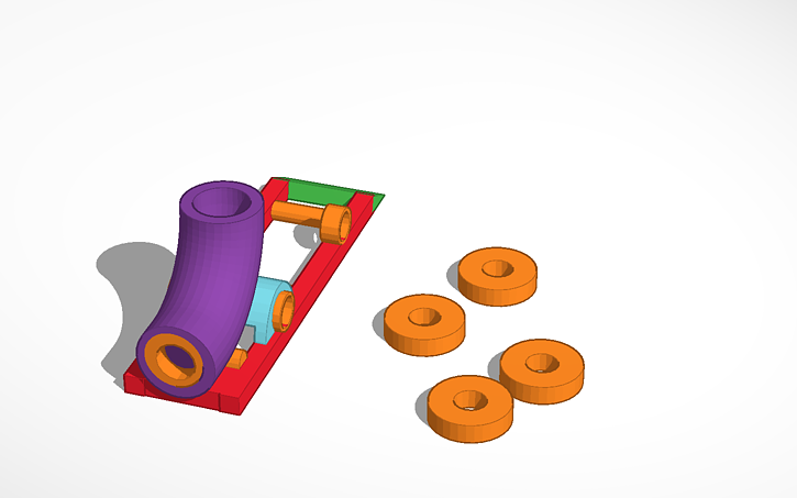 3D design 3D printed race car - Tinkercad