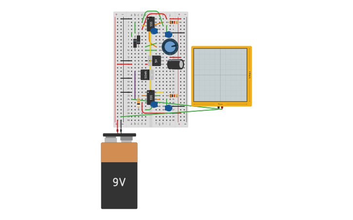 Circuit Design Test 555 Timer Tinkercad