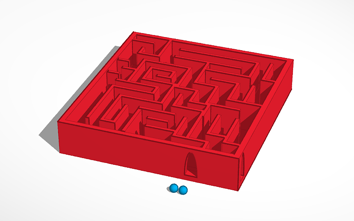 3D design Labirint - Tinkercad