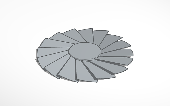 3D design Fan - Tinkercad