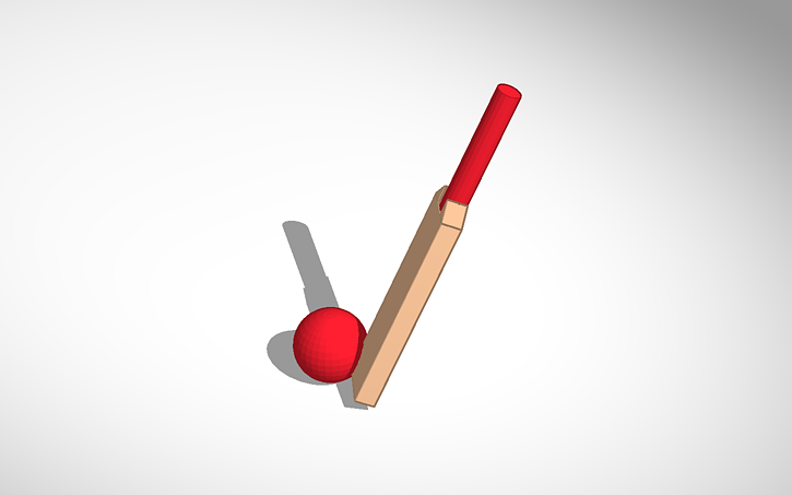 3D design Cricket - Tinkercad