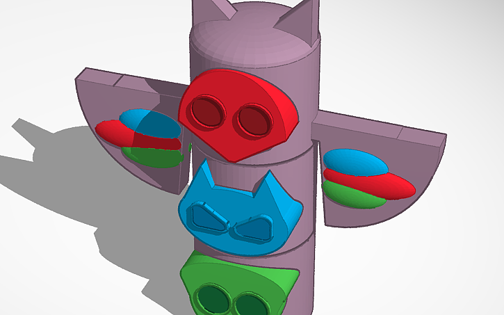 3d Design Pj Masks Hq Tinkercad