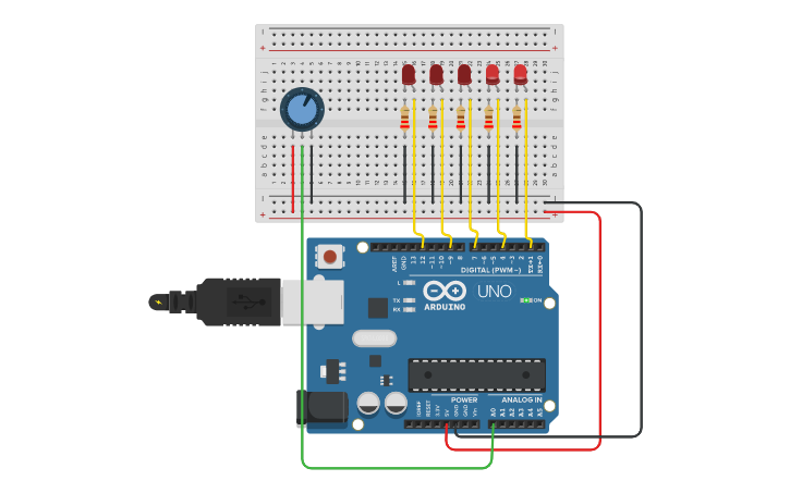 Circuit design 4B | Tinkercad