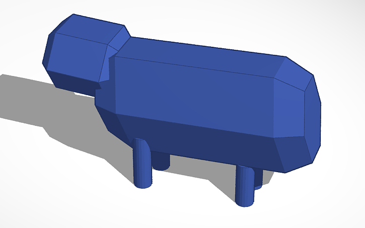 3D design Ugly dog rhino donkey thing | Tinkercad