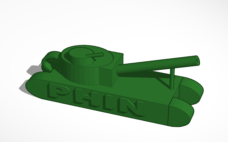 3D design key chain Tank | Tinkercad