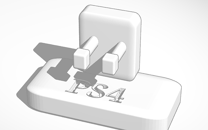 3D design Xbox and PS4 Controller holder - Tinkercad