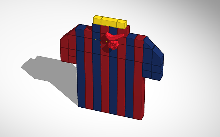 3D design Copy of messi t-schirt | Tinkercad