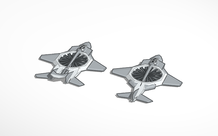 3D design Jet Aircraft 8 - Tinkercad