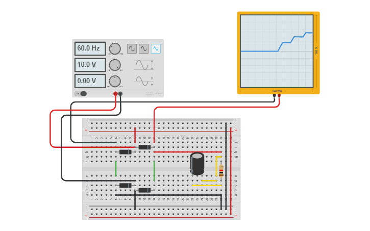 Circuit design OSCILOSCOPIO | Tinkercad