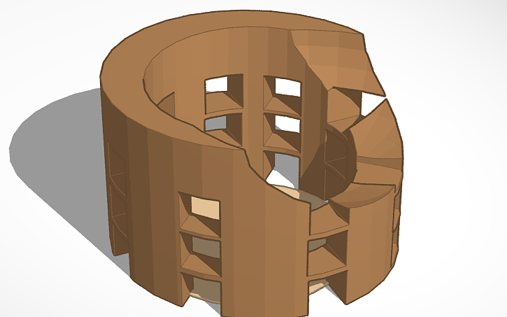 3D design The Colosseum - Tinkercad
