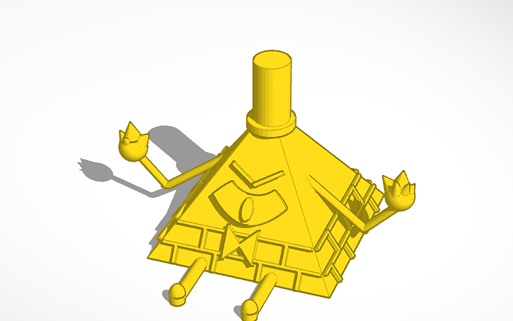 3D design Bill Cipher - Tinkercad