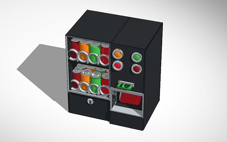 3D design Vending Machine - Tinkercad