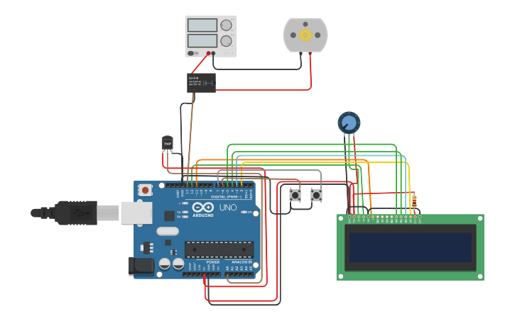 Circuit design PCR_TEMP SENSOR_PELTIER - Tinkercad