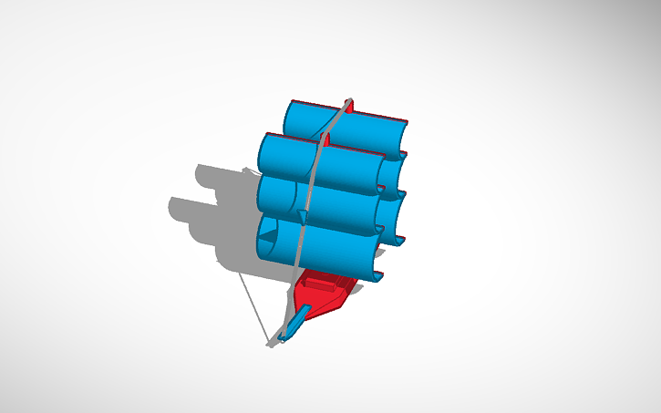 3D design Toy Boat - Tinkercad