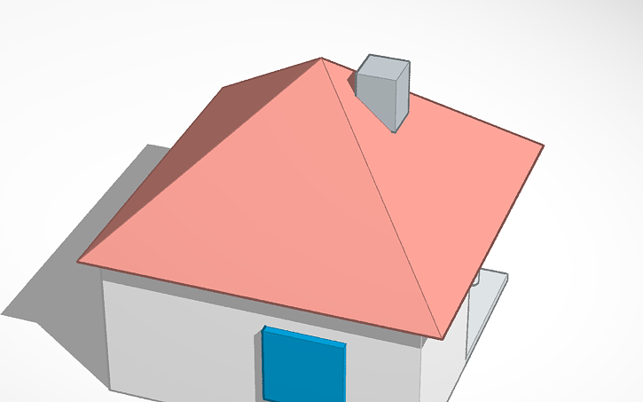 3D design the mini house | Tinkercad