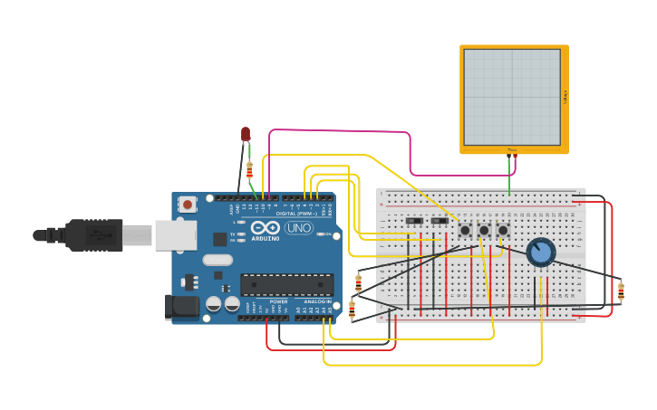 Circuit design Exam2 | Tinkercad