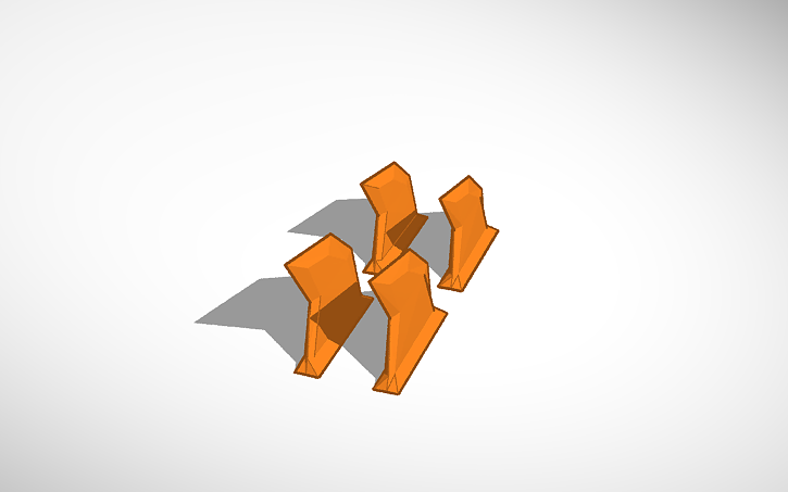 3D design Dasher Fins - Tinkercad