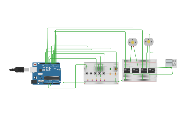 Circuit design PC2 | Tinkercad