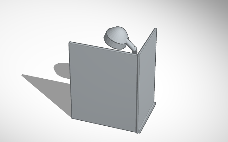 3D design shower - Tinkercad