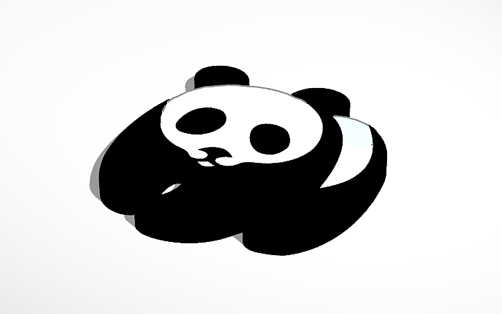 3D design Panda - Tinkercad