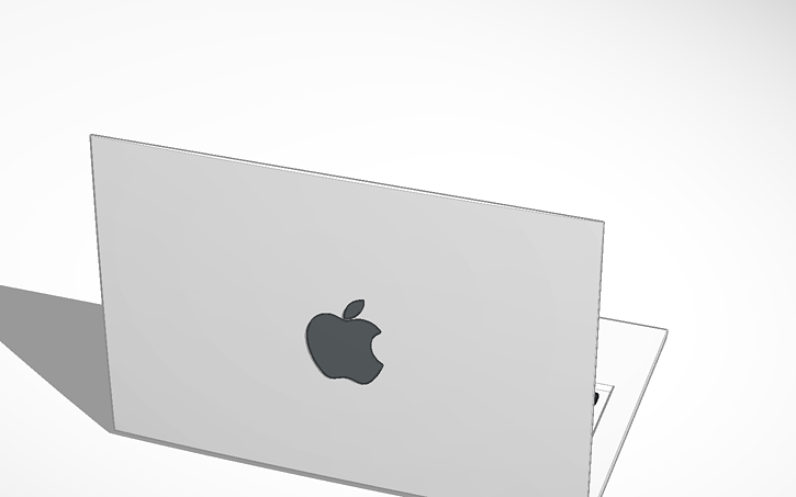 3D design Macbook Pro Retina concept - Tinkercad