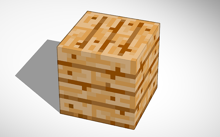 3D design wood(minecraft) - Tinkercad