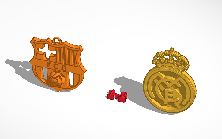3D design Copy of Escudo Real Madrid - Tinkercad