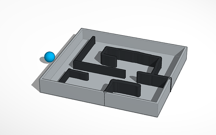3D design Christina's ball maze - Tinkercad