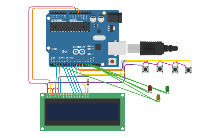 Circuit design Timer - Tinkercad