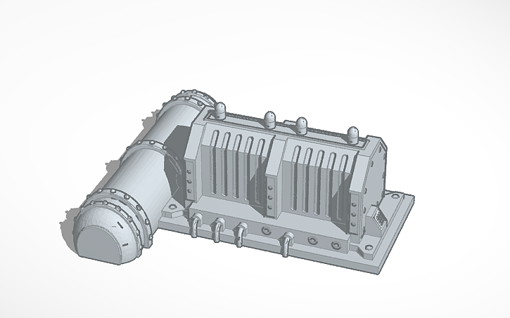 3D design Fuel Generator - Tinkercad